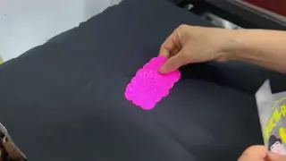glitter vinyl +screen printing to print one logos