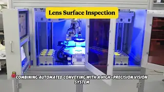 Automated Mobile Phone Lens Inspection Machine