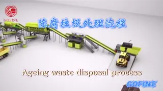 municipal waste organic fertilizer production line