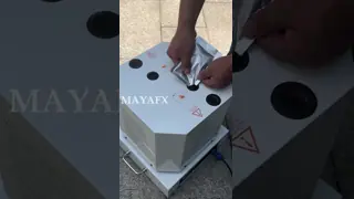 MAYAFX Remote Dual Head Rotation Cold Spark Flame Sparkler Spin Machine