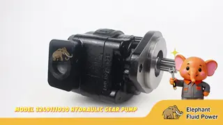 View Parker 3249111030 Hydraulic Gear Pump For 3CX 4CX Backhoe Loaders With 1 Year Warranty Demo