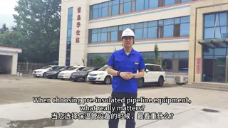 HDPE Jacket Pipe Pre-Insulated 90-2000 mm Line