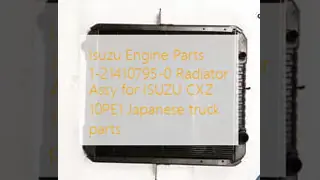 Isuzu CXZ 0PE Radiator Assy Engine Parts Solution