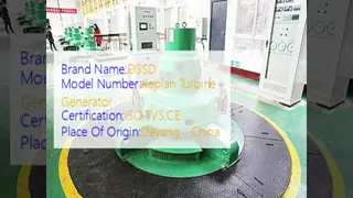 95 Percent Efficient Kaplan Hydro Turbine Generator