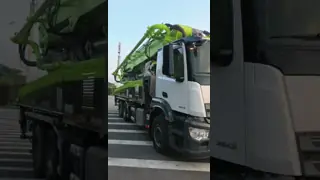 Used 2021 Zoomlion 50m Concrete Pump Truck Mercedes-Benz Chassis