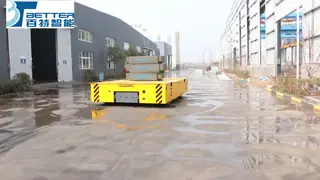 Heavy Duty Trackless Transfer Cart for Industrial Handling