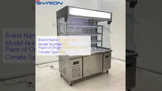 Commercial Hotpot Display Fridge Stainless Steel Cooler