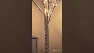 6FT LED Black Tree Light for Stunning Home Decor