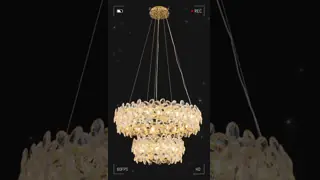 Modern Crystal Ring Chandelier for Luxury Hotel Lobbies