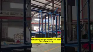 Vertical Space Saving Mold Rack, High Density Pull Out Drawer Mold Storage Shelving for Warehouse