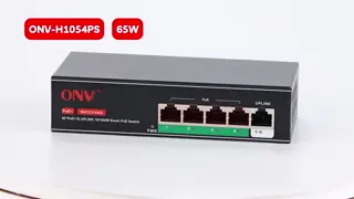 ONV-H1054PS Smart PoE switch reliable Network power