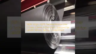 Premium 100 Percent Virgin HDPE Geomembrane Liner