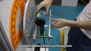 Household Appliance Power Cord Flexing Test Apparatus