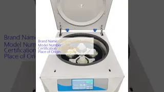 High Capacity Refrigerated Centrifuge for Blood Banks