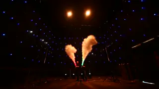 DJ Equipment RGB Led CO2 Gun Spray Cryo Jet Launcher 9-10m Spray Distance 50 Bar Club Bar Wedding