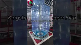 Production of high-transmittance five-layer co-extruded PO greenhouse film