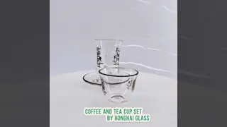 Premium 36 Piece Glass Tea and Coffee Set for Hosting 1498B-25C06