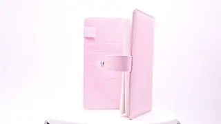 Custom A6 PU Loose-leaf Notebook, magnetic snap, refillable, office & storage application