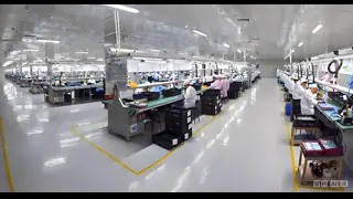 our europe customer visit the production line