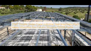 Heavy Duty Crane Industrial Steel Workshop Factory Solution