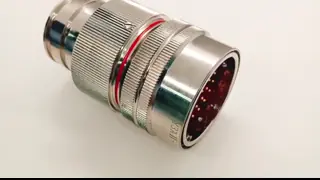 Y3AII-1832TJ5 32 Pin Circular Plug Connector With Aluminum Alloy Shell