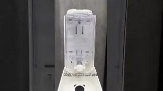 ABS Manual Wall Mounted Liquid Soap & Toilet Seat Sanitizer Dispenser 1000ml For Hotel Public Bathro