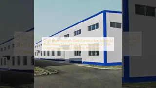 Q355 Industrial Steel Shed With 20 Ton Crane Support