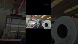 The vacuum sizing thermal insulation pipe production line