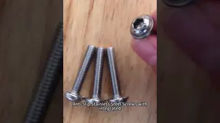 M5 Stainless Steel Anti Slip Flange Screws for Marine Use
