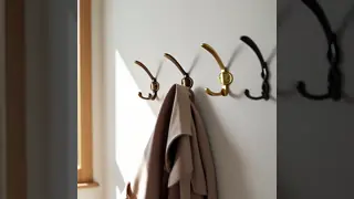 Modern minimalist clothes hook without drilling, fixed bedroom, bathroom, shoe cabinet, cabinet, bla