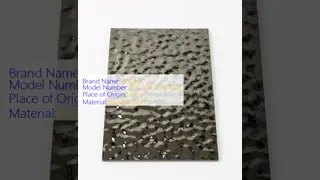 Luxury Gold Ripple Stainless Steel Wall Panels