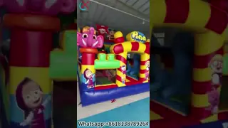 Custom Cartoon Bounce House Slide Combo for Rental Business