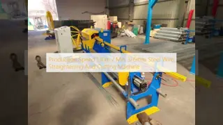 High Speed Steel Wire Straightening and Cutting Machine