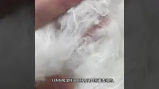 1.5D*38MM Moisture Wicking Polyester Staple Fiber, Quick Dry Breathable Sweat Transport Fiber for Sp