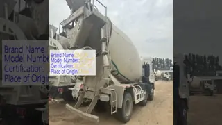 Used Dayun 10m3 Concrete Mixer Truck 336HP Ready to Work