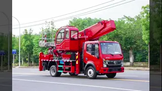 Aerial work truck