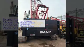 Used SANY SCC550C 55 Ton Crawler Crane For Sale