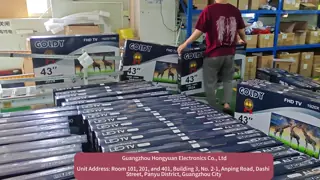 The entire process of television manufacturing