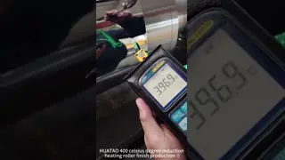 Induction Heating Roller Realizes Precise 400℃ Constant Temperature Control for industrial Pr