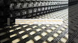 High Strength Uniaxial Geogrid for Soil Reinforcement