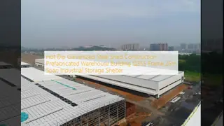 Durable Hot Dip Galvanized Steel Warehouse Shed Construction
