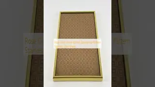 Rose Gold Mirror Stainless Steel Wall Decor