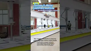 Customized Large-Format Cold Press for 13-Meter Panels