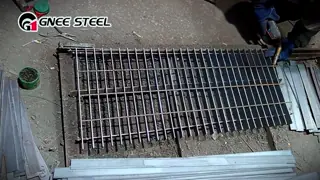 Road Sidewalk Sump Galvanized Heavy Drainage Grates Drain Cover Steel Grating