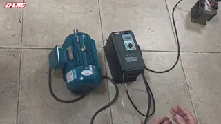 7.5KW VFD Test: 220V Single Phase Driving 380V Motor (Transformer Setup) – No Load Operation