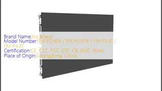 Professional Rental LED Video Wall 90 Degree Splicing