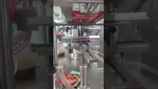 4 Side Seal Sauce Pouch Packing Machine | Automatic Rotary Packaging Solution