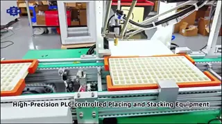 Delta robot placement and stacking equipment