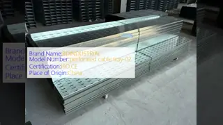 100mm GI Perforated Cable Tray Compact Durable Solution