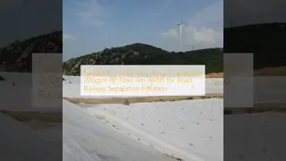 200gsm Needle Punched Geotextile for Road Filtration